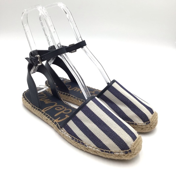 Sam Edelman | Shoes | Sam Edelman Vivian Navy White Espadrille Closed ...